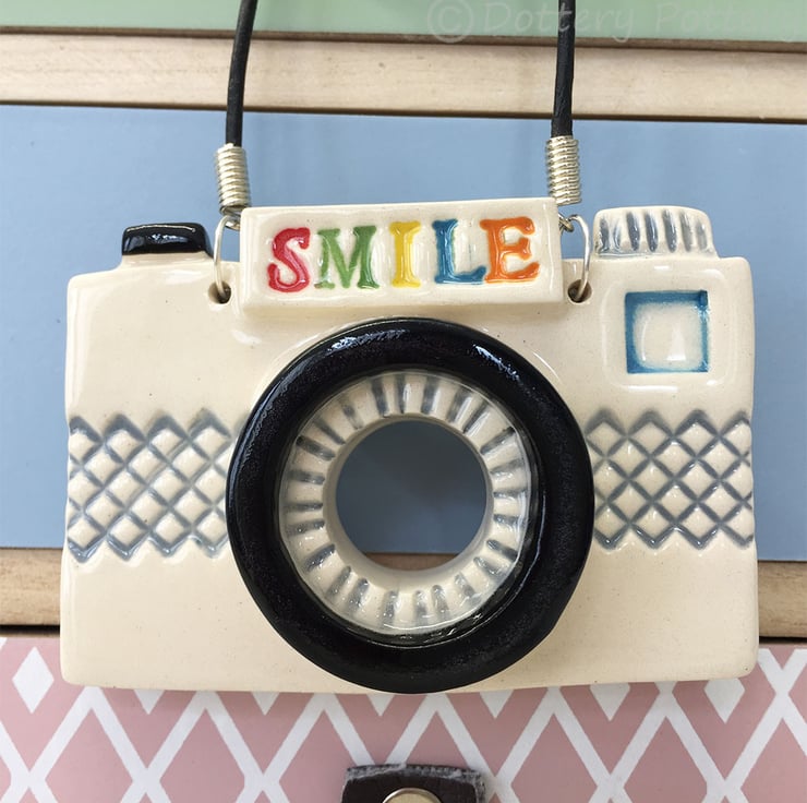 Pottery Camera decoration ceramic camera (reduc... - Folksy
