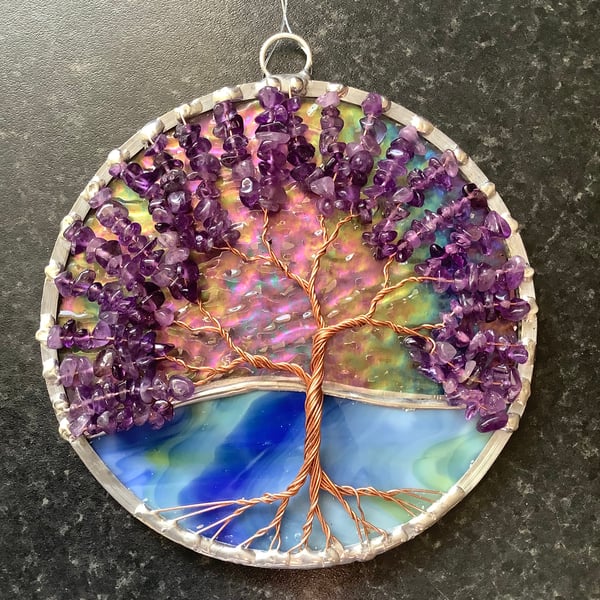 Very Amethyst tree of life - Folksy