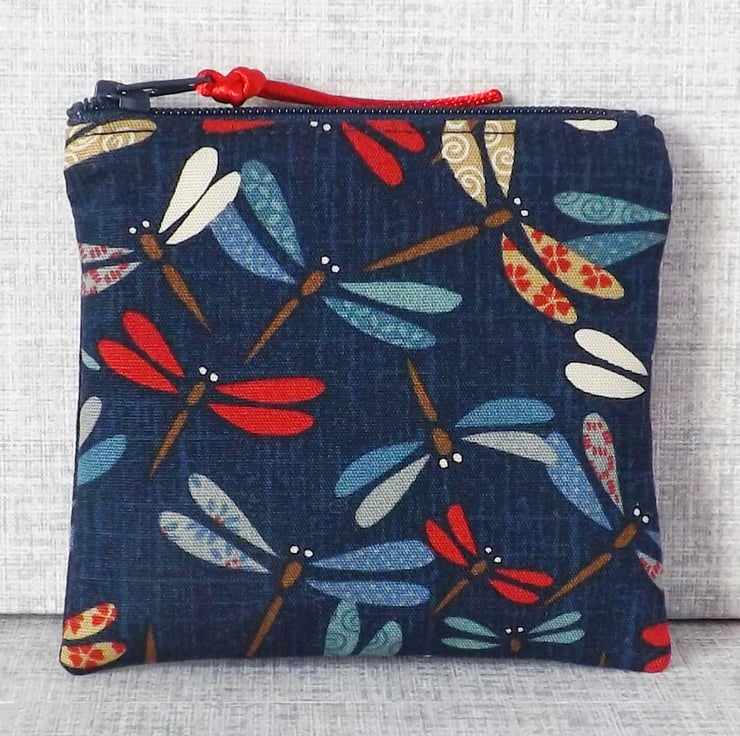 Coin purse, small purse, dragonflies. - Folksy