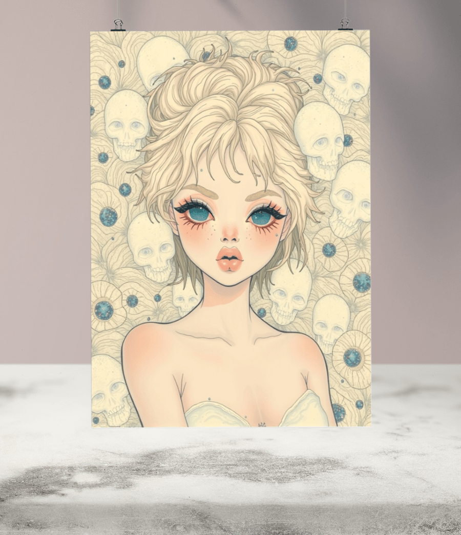 Opal pixie print - Folksy