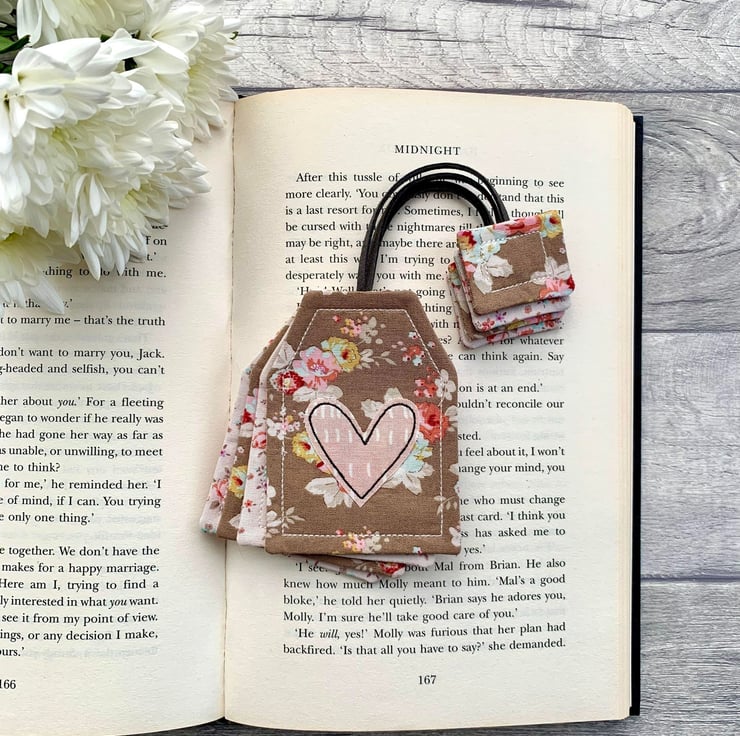 Bookmark, Tea bag bookmark - Folksy