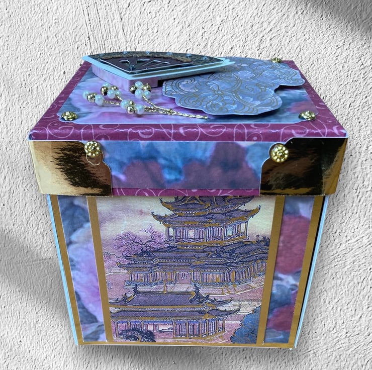 Japanese Inspired 3D Exploding Box Card. Explod... - Folksy