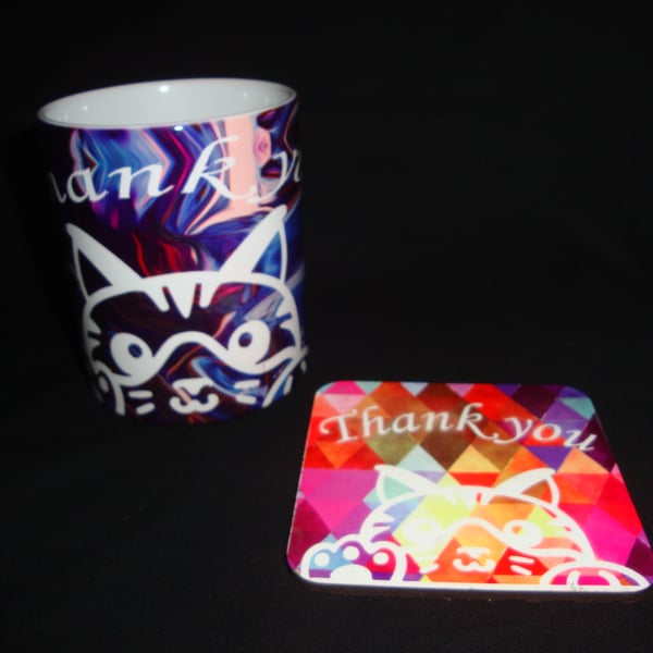 Mugs and coasters - Folksy