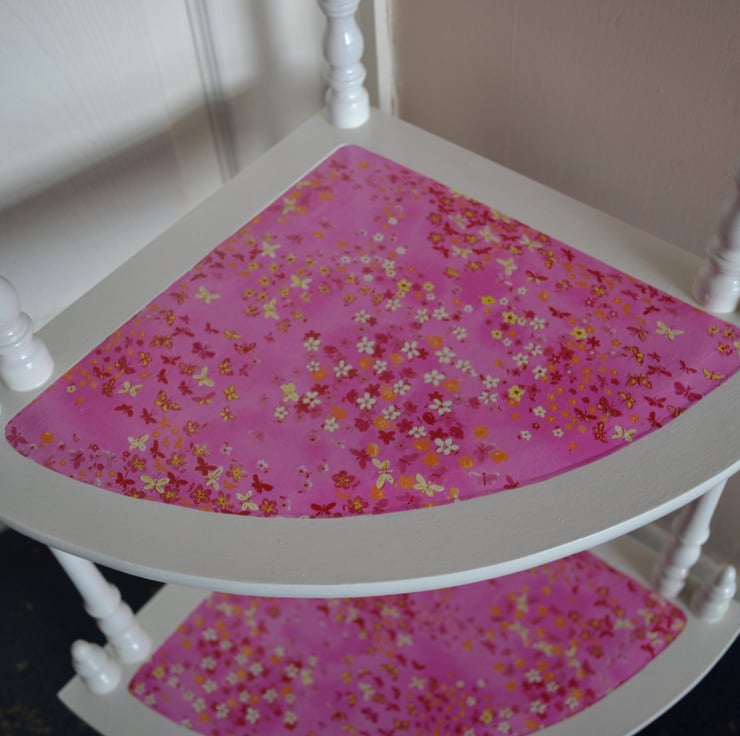 Shabby chic upcycled shelf unit - Folksy