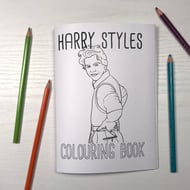 Harry Styles Colouring Book - Folksy