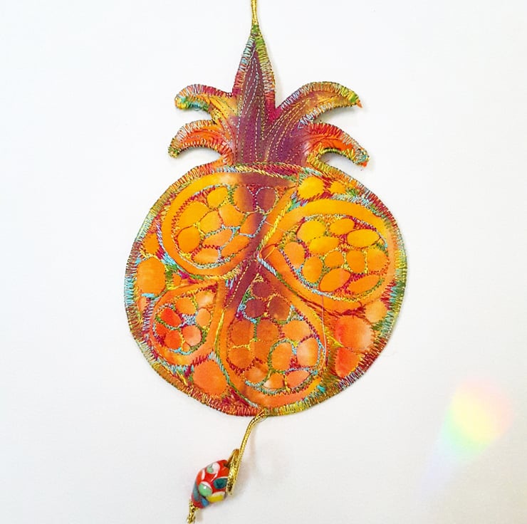 Pomegranate Hanging Decoration - Folksy