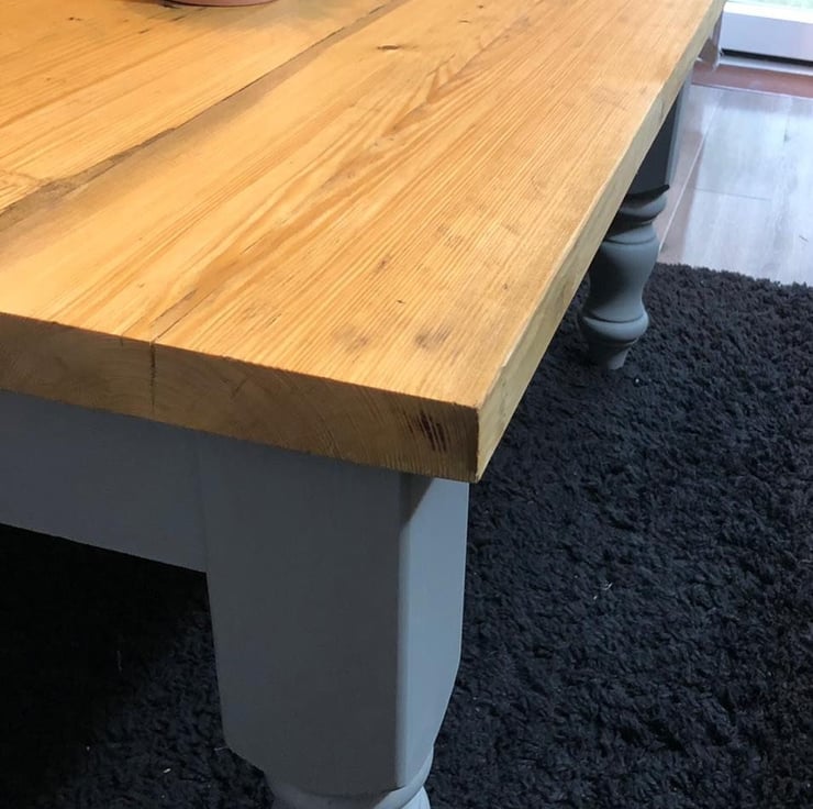 Rustic Farmhouse Coffee Table - Vintage wood co... - Folksy