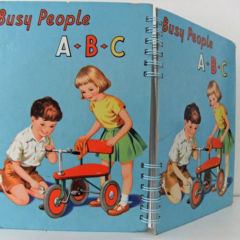 ABC Handmade Notebook - Folksy
