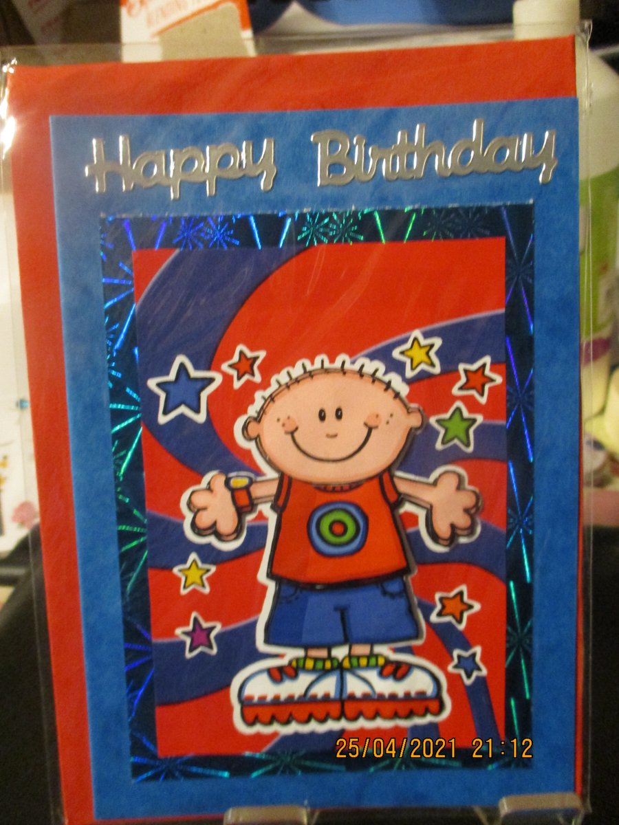 Happy Birthday Boy Card - Folksy