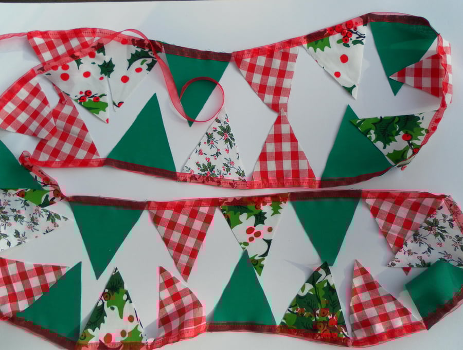 Christmas Bunting - Folksy