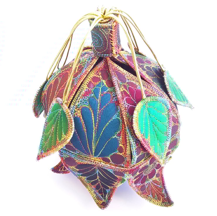 Textile Treasure Flower Pod - Folksy