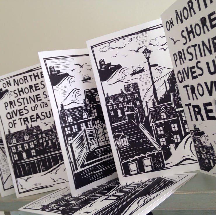 Whitby greeting card created by Poet, Artist an... - Folksy