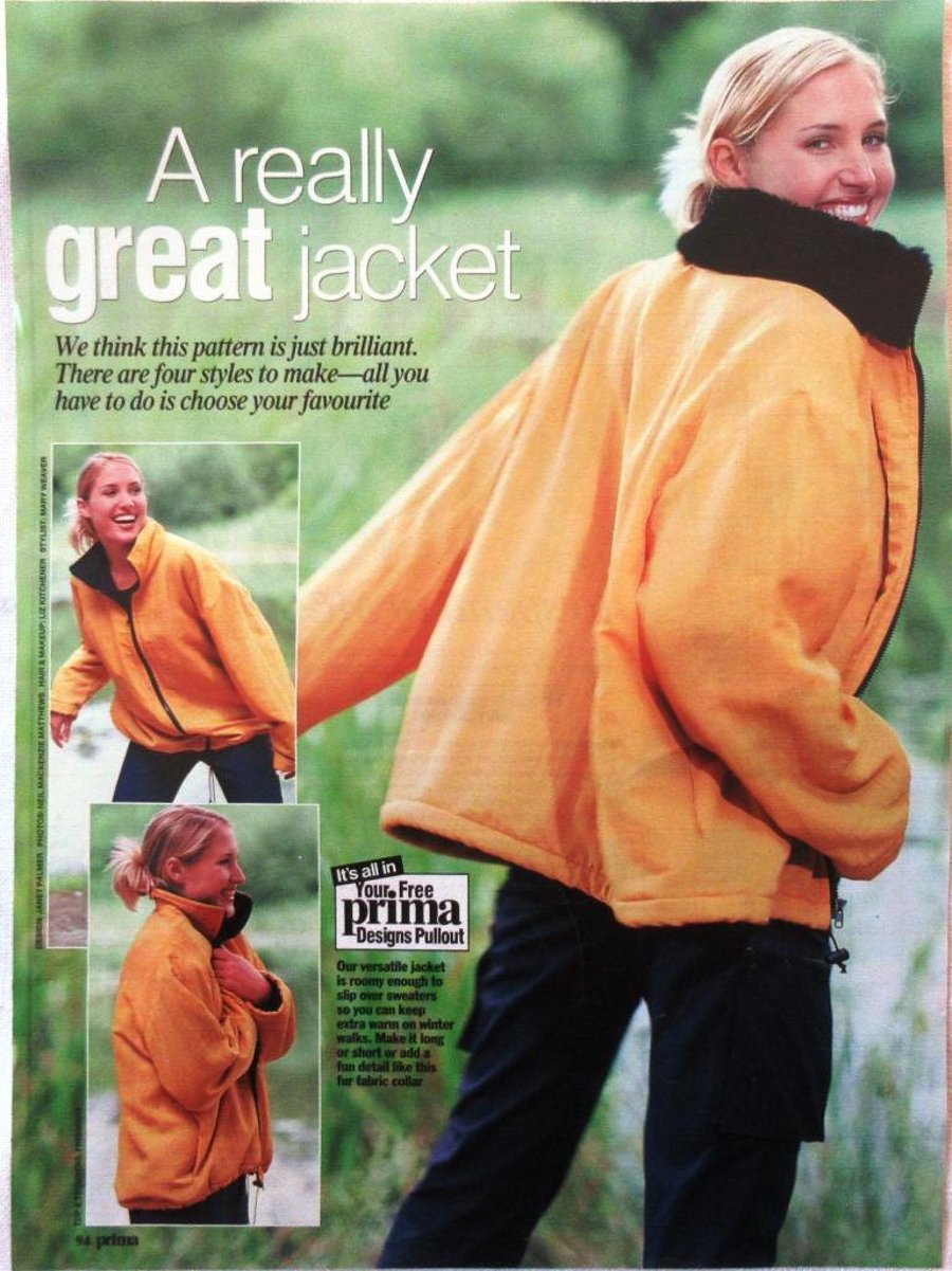 A multi-size sewing pattern for a woman's jacke... - Folksy