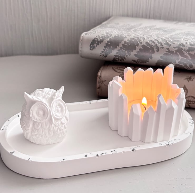 Owl Essential Oil Diffuser Gift Set - Tea Light... - Folksy