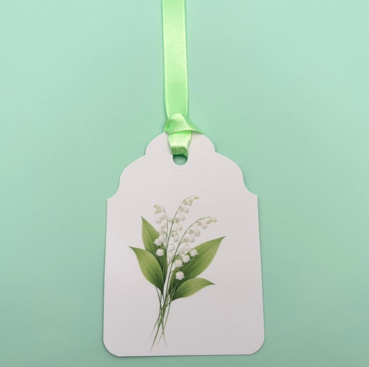 Lily of the Valley Gift Tags - Botanical Floral... - Folksy