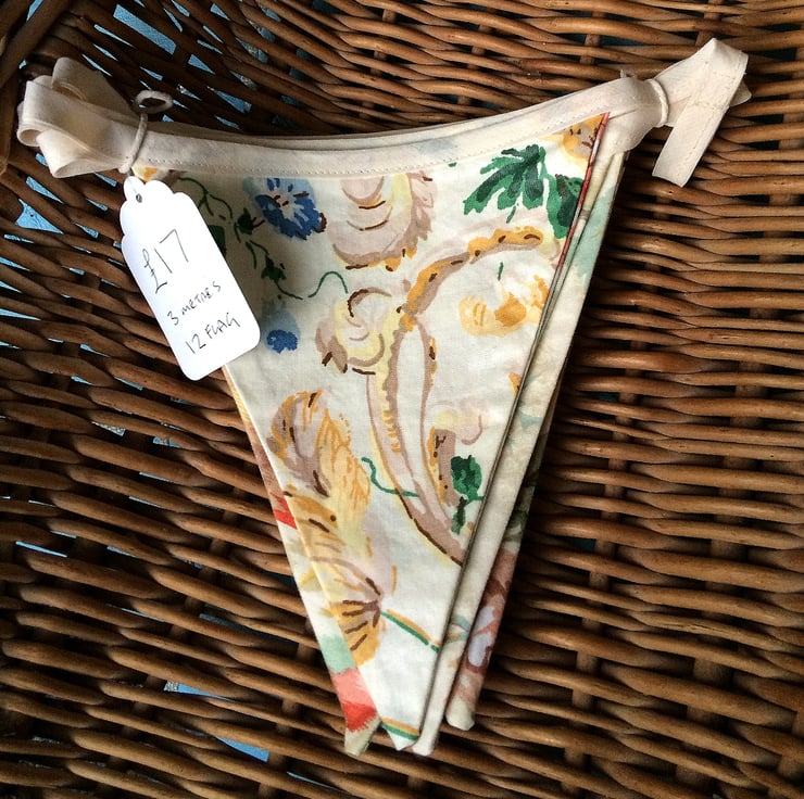 Summer Salad Floral Bunting - perfect for a we... - Folksy