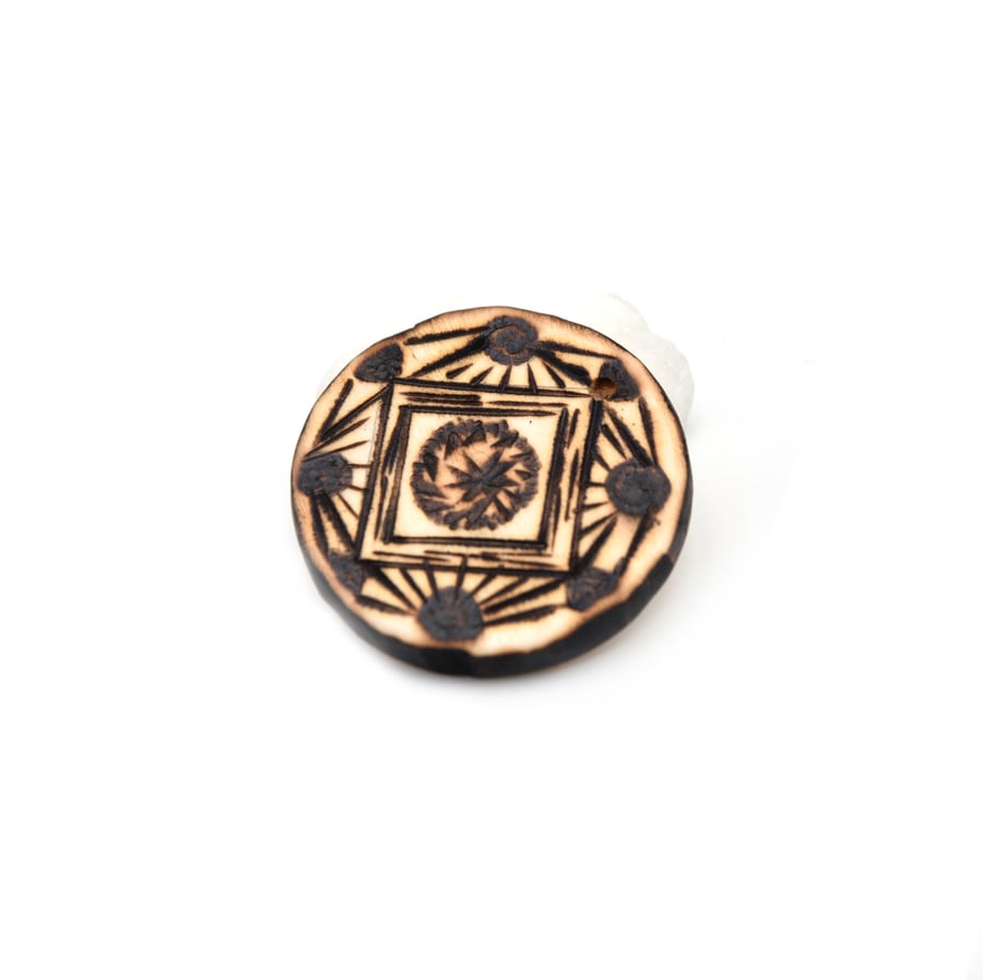 Sacred geometry pendant, geometric patterns, me... - Folksy