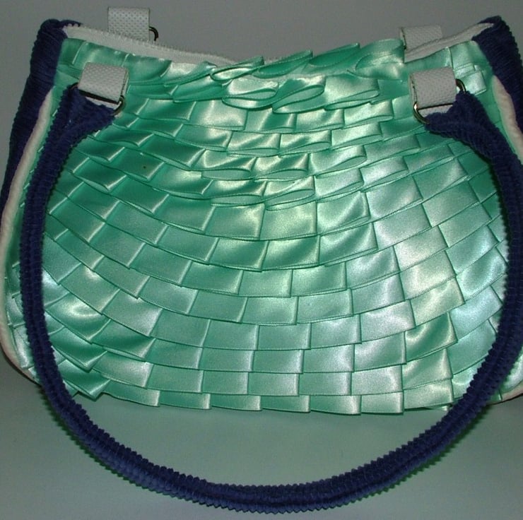 PURPLE & GREEN UNION JACK HAND BAG - Folksy