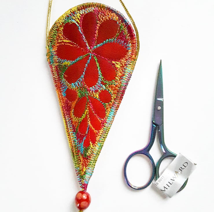 Sewing Scissor Holder Necklace - Folksy