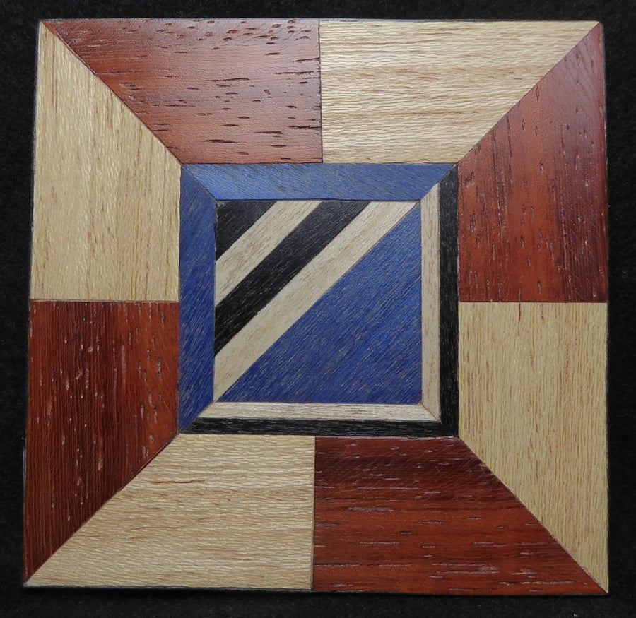 Wood Veneer Coaster - Folksy