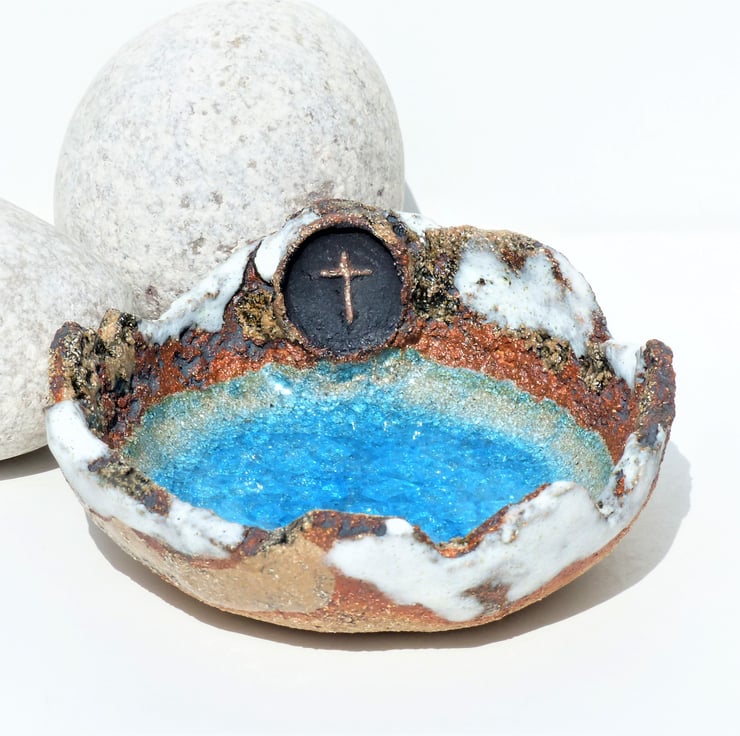 God Bless Sculptured Bowl -Baptism, Christenin... - Folksy