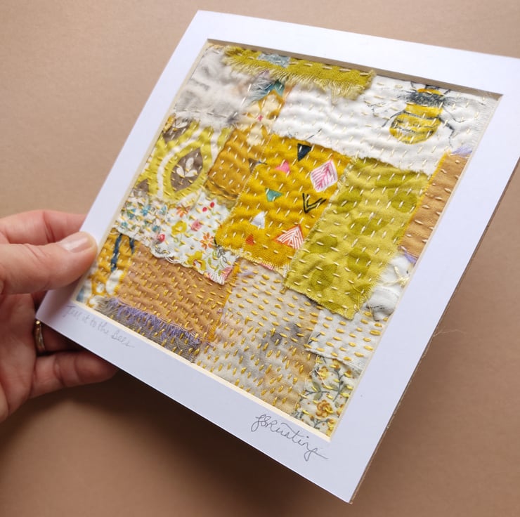 "Tell it to the Bees" - Square frame ... - Folksy