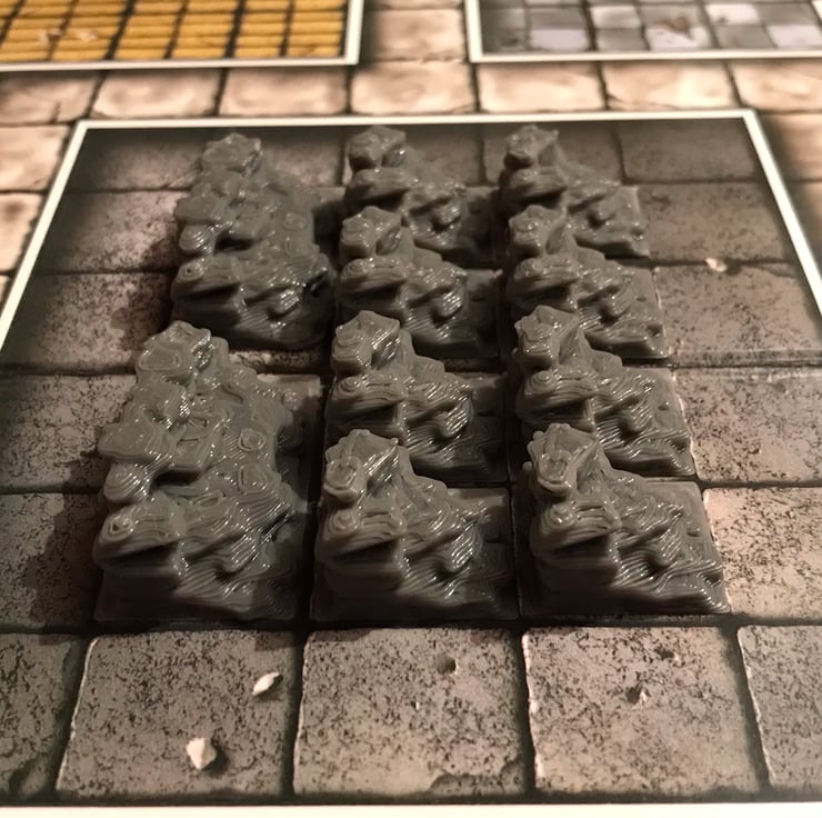 Heroquest Board game - Falling rock traps - Blo... - Folksy