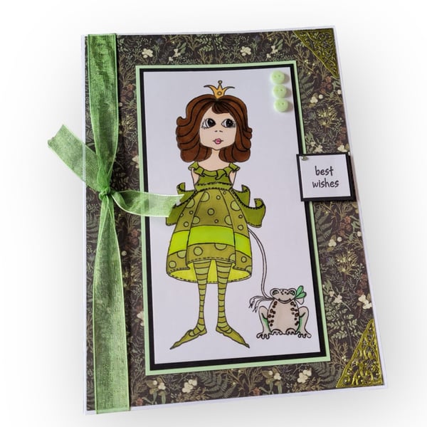 Fabulous girls best wishes card - Folksy