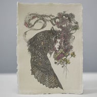 Limited edition - Blodeuwedd - Goddess of flowers - Folksy