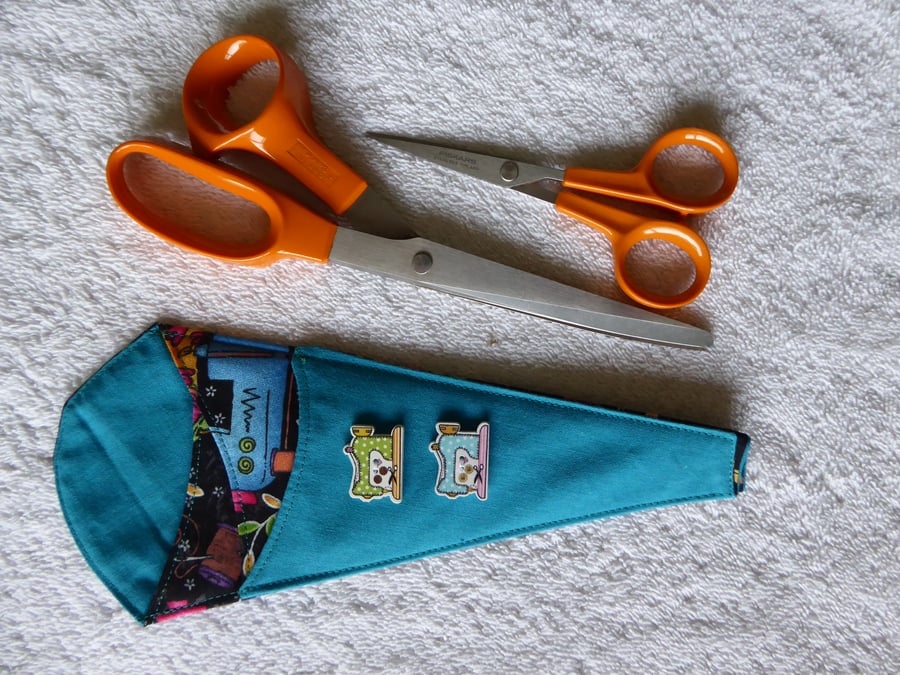 Scissor Holder. Fabric Scissor Case for 3 pairs... - Folksy