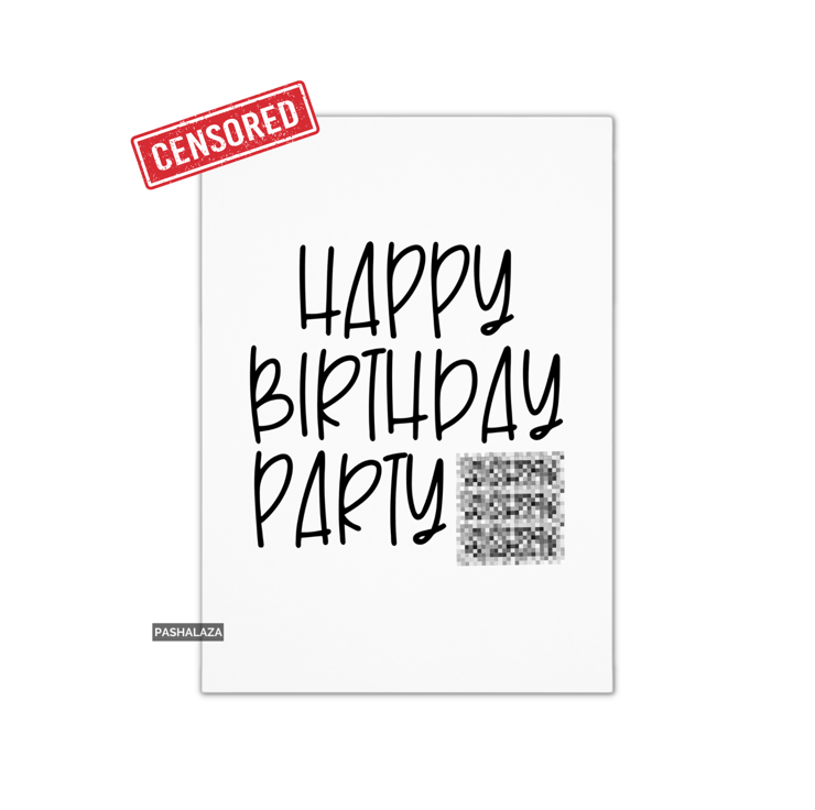 Funny Rude Birthday Card - Novelty Banter Greet... - Folksy