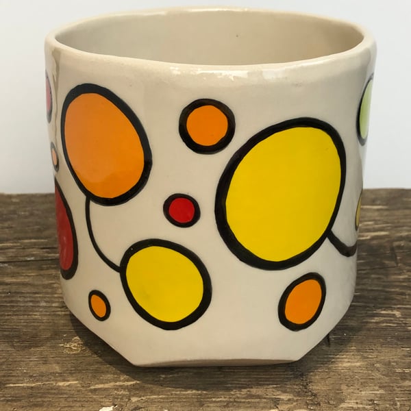 Spotty Dotty SPUTNIK planter - Folksy