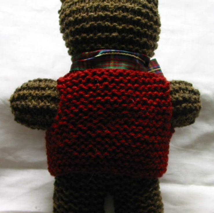 Pattern - Tim Teddy Bear - Folksy