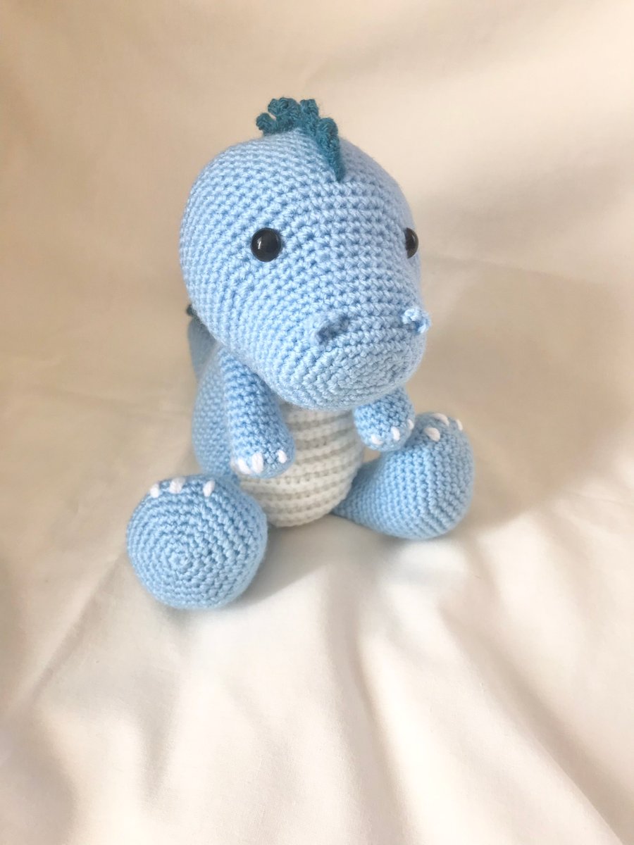 Crochet Dinosaur, t-rex - Folksy