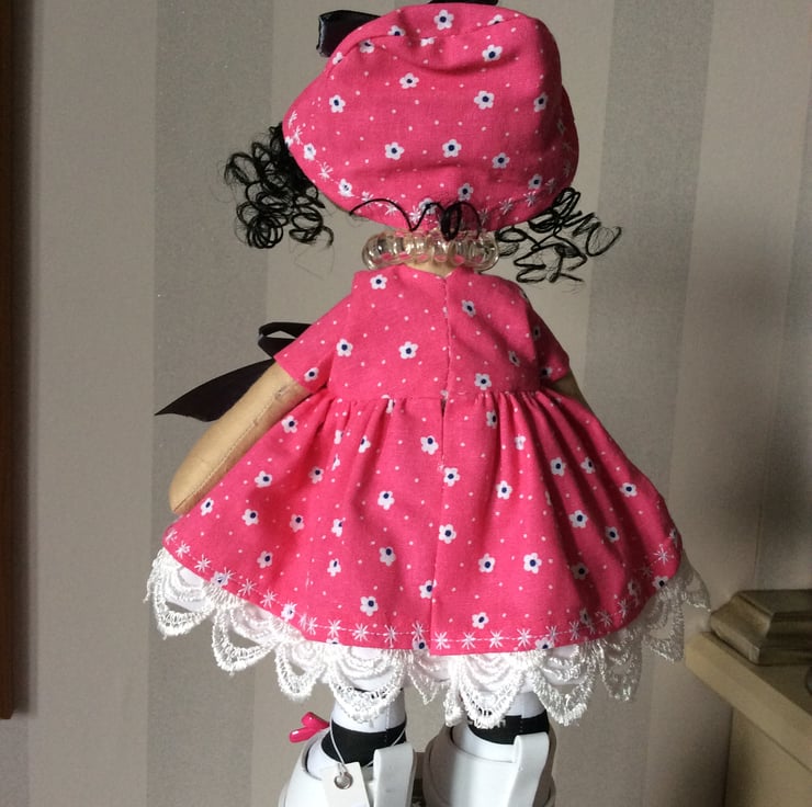 Handmade decorative Art Rag doll - Folksy