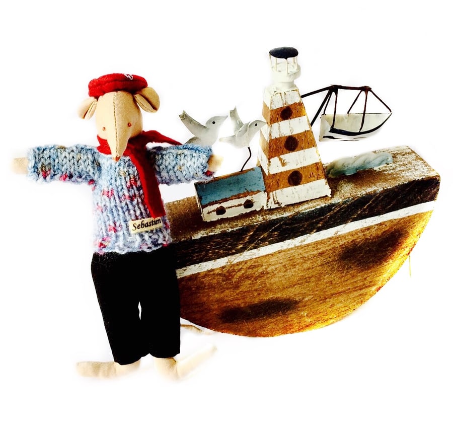 Reduced - French mouse - Sebastien - Folksy