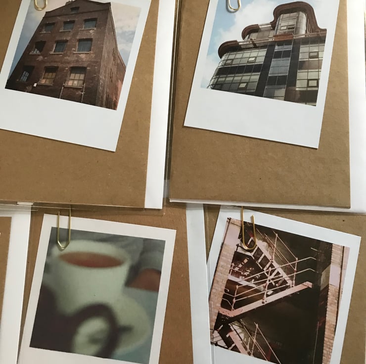 Set of 5 mixed “Polaroid” style photo cards: Ma... - Folksy