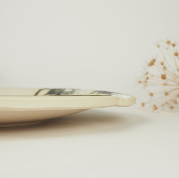 Cow Parsley Plate - Copper - Folksy