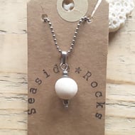 Spherical Pebble Pendant - Folksy