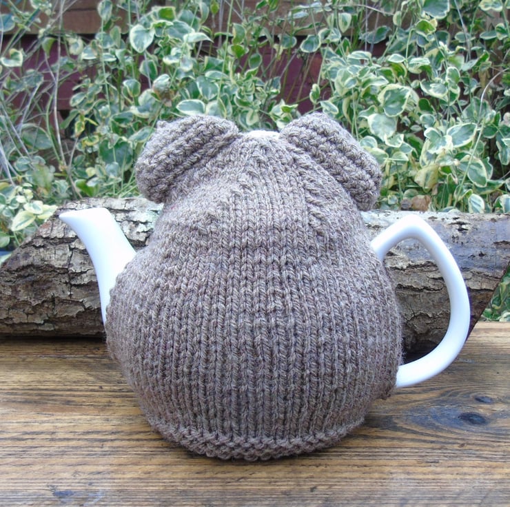 knitted tea cosy, Alpaca face Tea cosy - to f... - Folksy