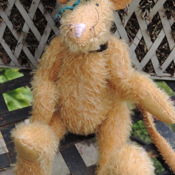 Mohair Collectable Punk Rat - Folksy