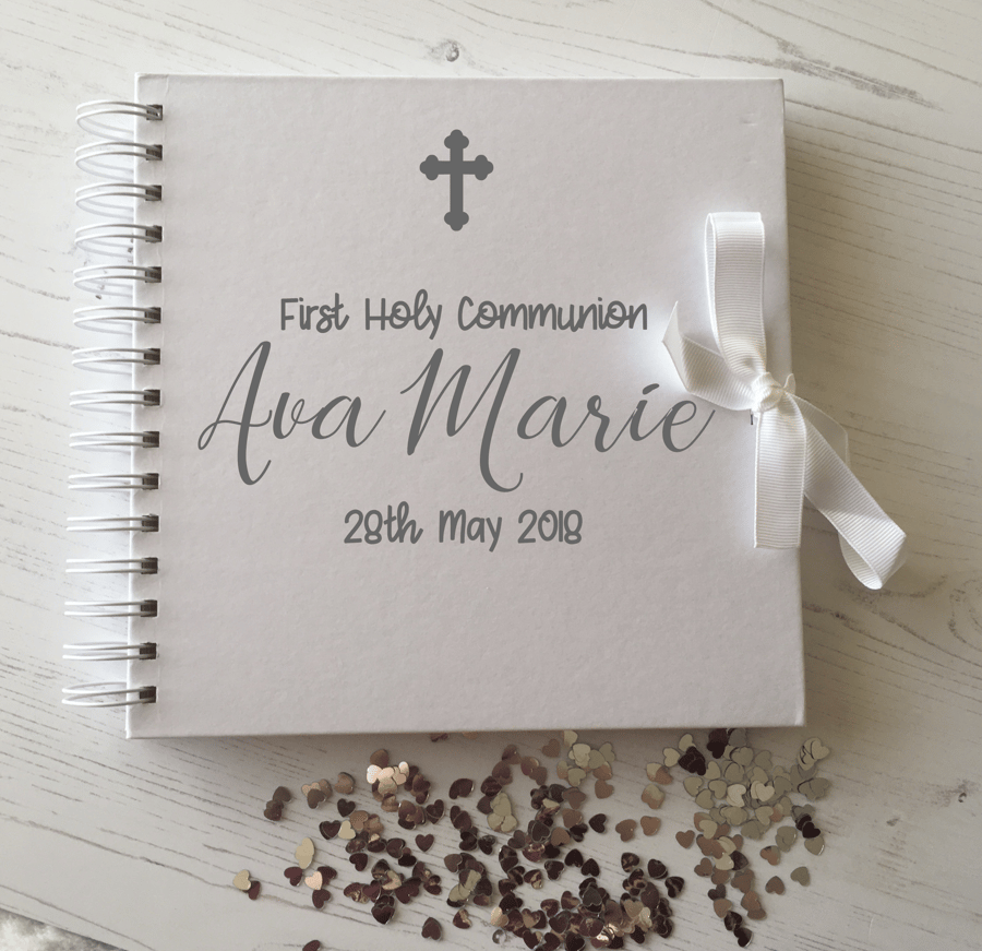 First Holy Communion Guest Book - Folksy