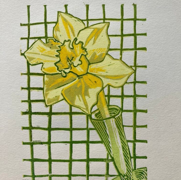 Original Reduction Linocut Print - Limited Edit... - Folksy