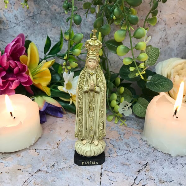 Blessed Virgin Mary Our Lady of Fatima Religiou... - Folksy