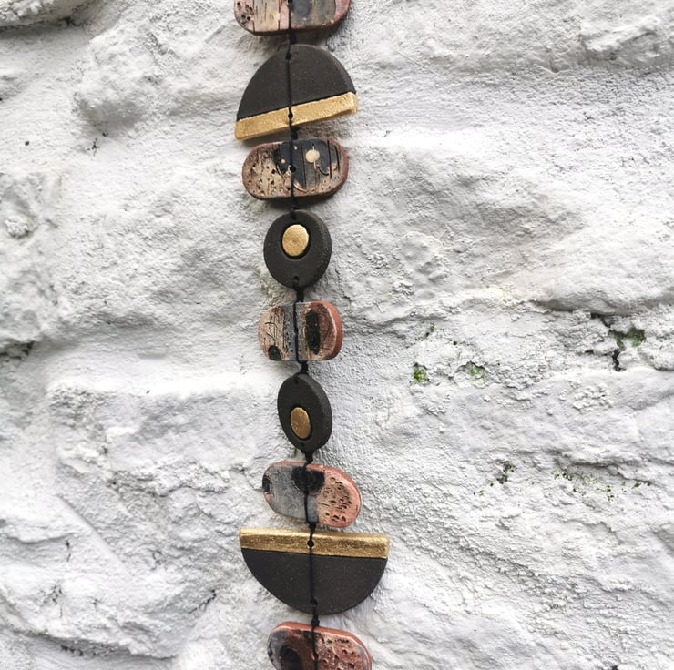 Talisman wall hanging - ceramic wall art-wall h... - Folksy