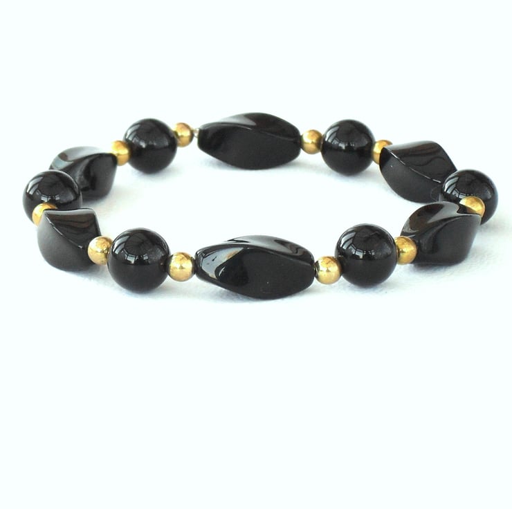 SALE: Onyx bracelet - Folksy
