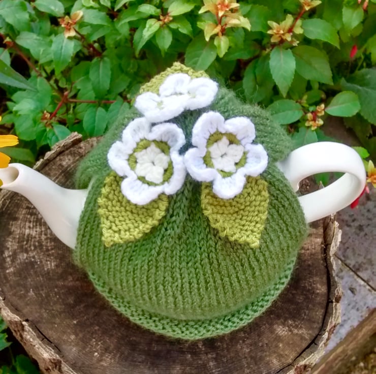 Spring Apple Blossom Tea Cosy, Spring Flower Te... - Folksy