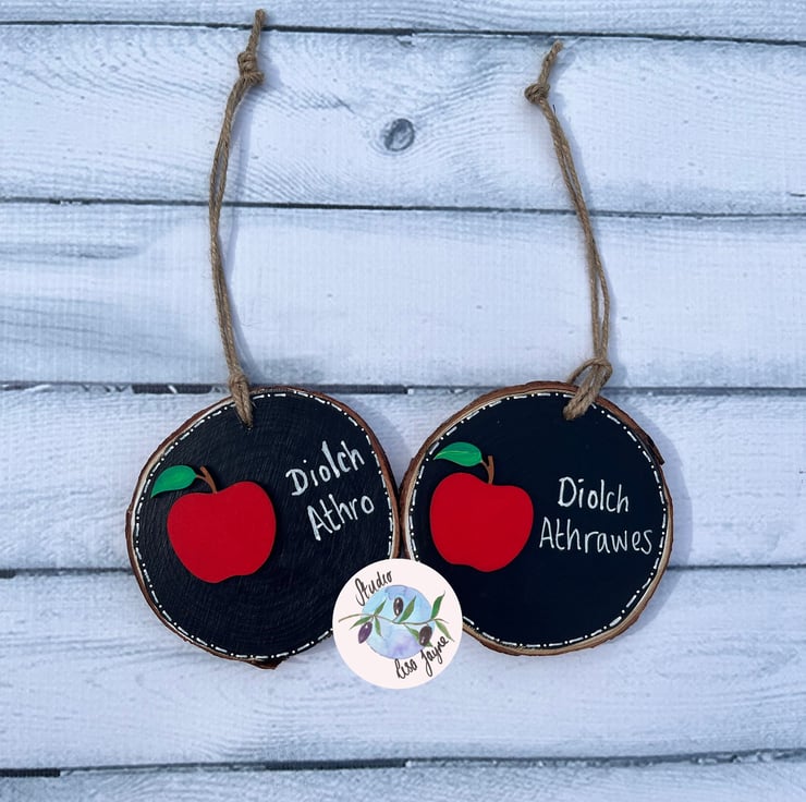 Welsh Diolch AthroAthrawes Thank You Teacher Gift - Folksy
