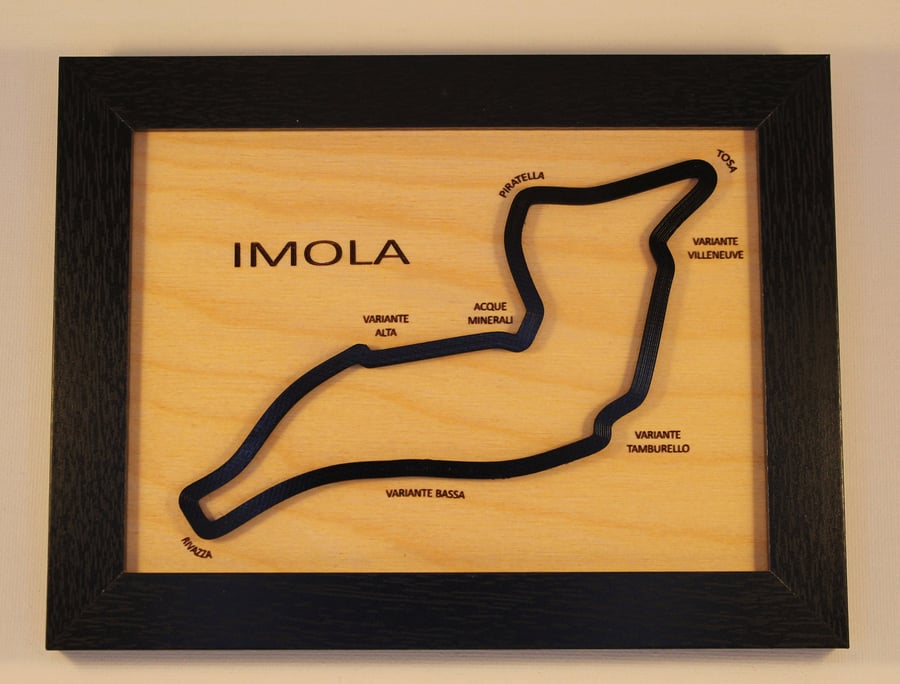 IMOLA Italy Fan Art Framed 3d art With Corner &... - Folksy