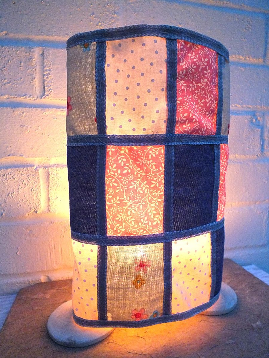 Patchwork Candle Shade Screen - Folksy